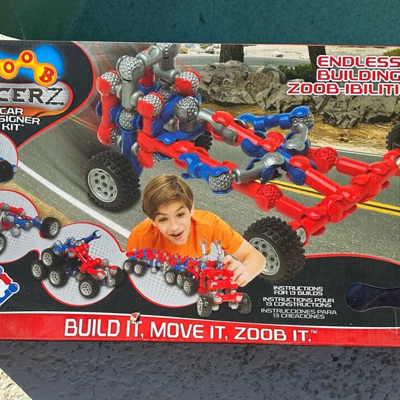 Toys | Racerz Car Designer Kit Red And Blue | Poshmark